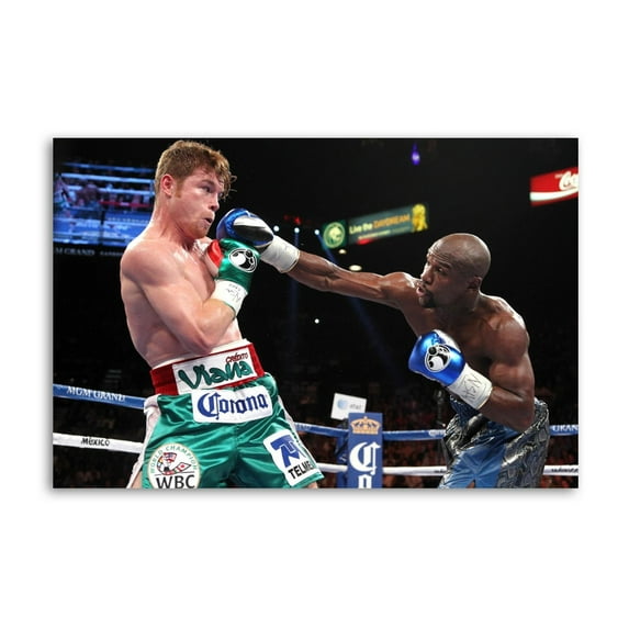 Floyd Mayweather VS Canelo Room Aesthetic Poster Print Art Wall ...
