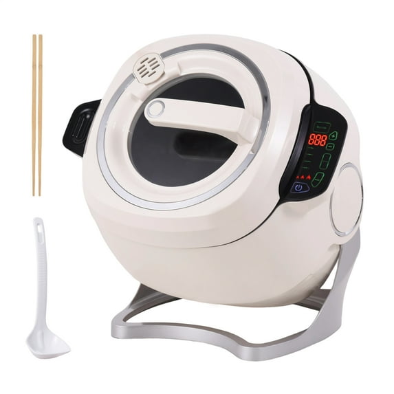 Flroha Automatic Stir Fry Machine 1000W Stir Fry Wok Fried Rice Machine ...