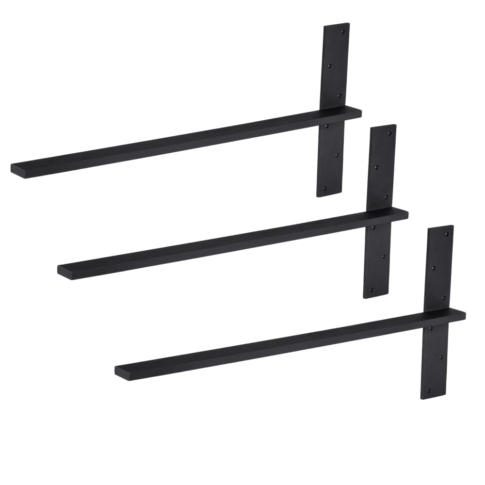 Flroha Brackets for Floating Shelves Heavy Duty Steel Kitchen Shelf ...