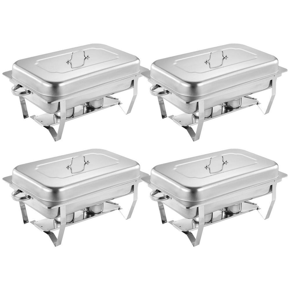 Flroha Chafing Dish Buffet Set | Stainless Steel Buffet Set Double Grid ...