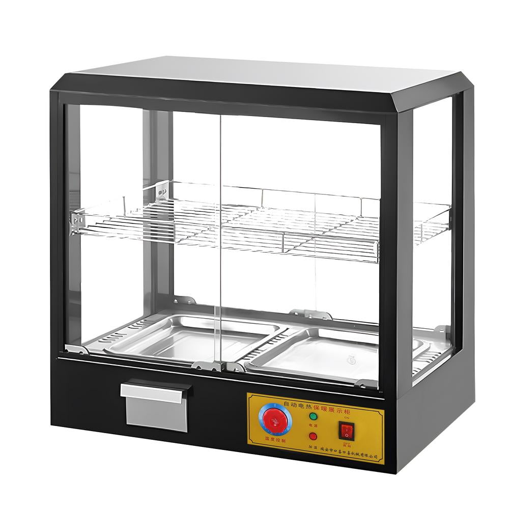 Flroha Commercial Food Display Case | 110V Pastry Display Case | 2-Tier ...