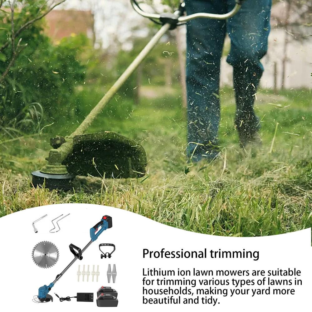 Flroha Edger Lawn Tool , Cordless String Trimmer with Fast Charger, 2 ...