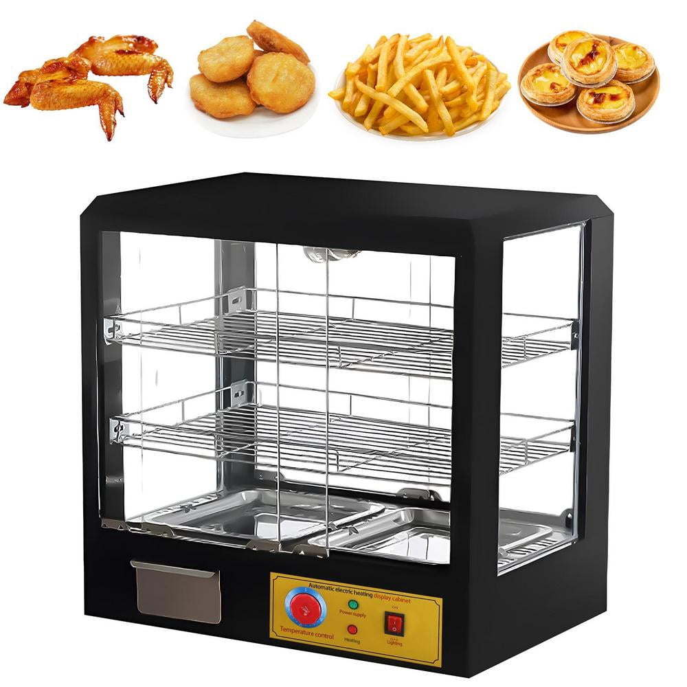 Flroha Food Warmer Display 3-Tier Electric Warmer with Lighting and ...