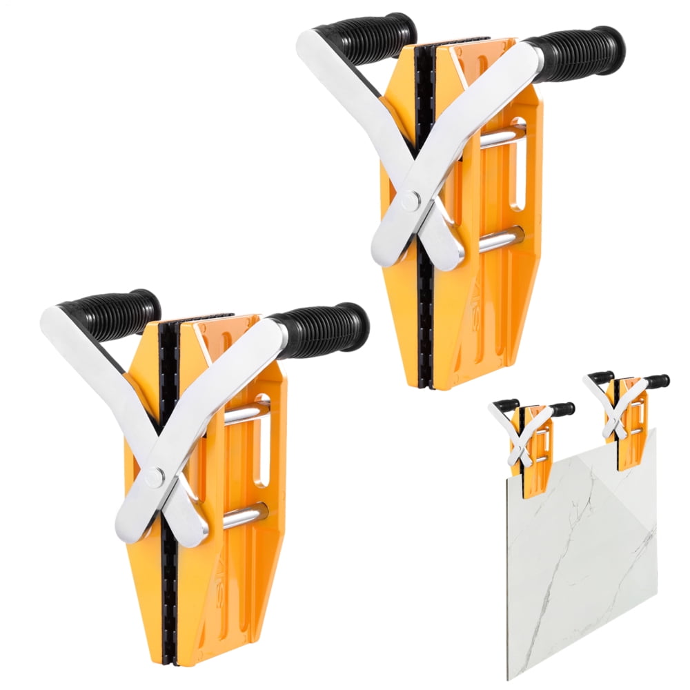 Flroha Granite Carrying Clamps Stone Carrier Double Handed Rubber-Lined ...