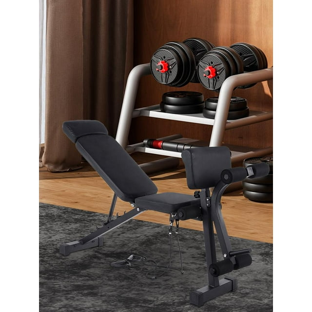 Flroha Heavy Duty Adjustable and Foldable Utility Weight Bench , Weight ...