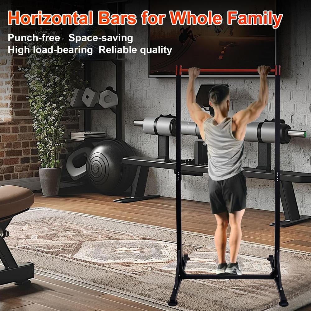Flroha Power Tower Pull Up Bar Stand 10 Molds , Adjustable Height 58 ...