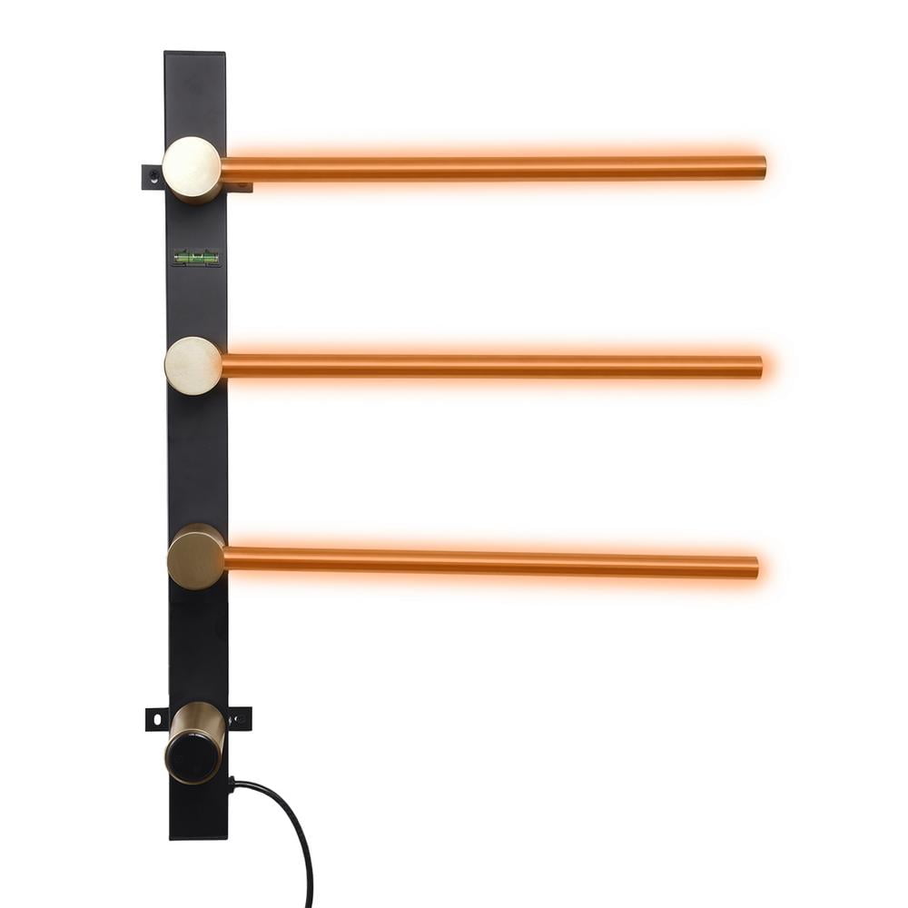 Flroha Towel Rack Warmer Waterproof Towel Warmer Led Display Efficient ...