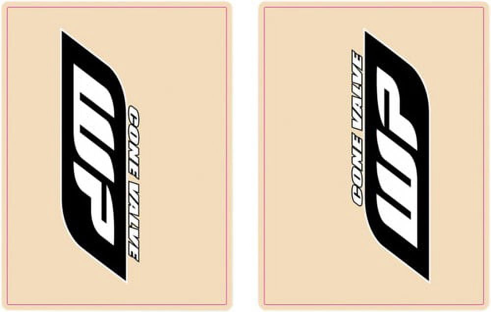 Flu Designs Inc 01019 Upper Fork WB Decal - White/Black - Walmart.com