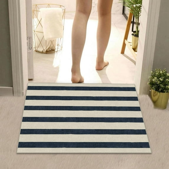 Softsoap Classic Plaid Pattern Entryway Rug Floor Mat For Indoor Home ...