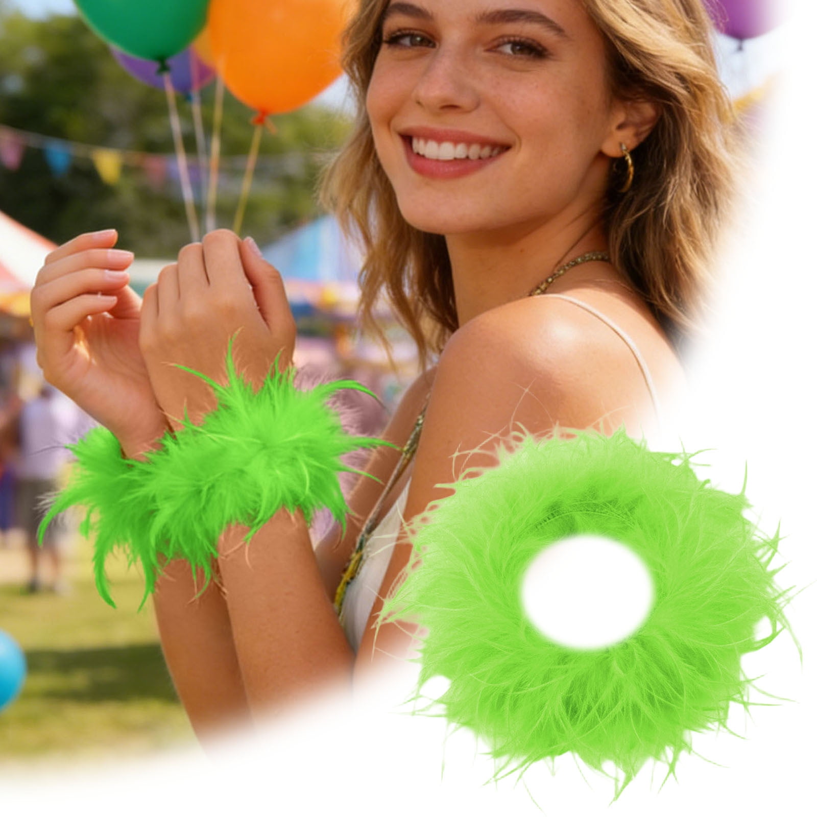 Flu Medicine Ladies' Patting Wristband Furry Turkey Sleeve Patting ...