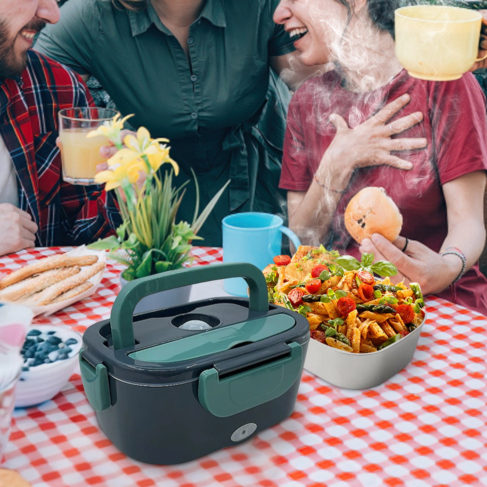 Flu Medicine Portable Lunch Heating Food Container For Travel And ...