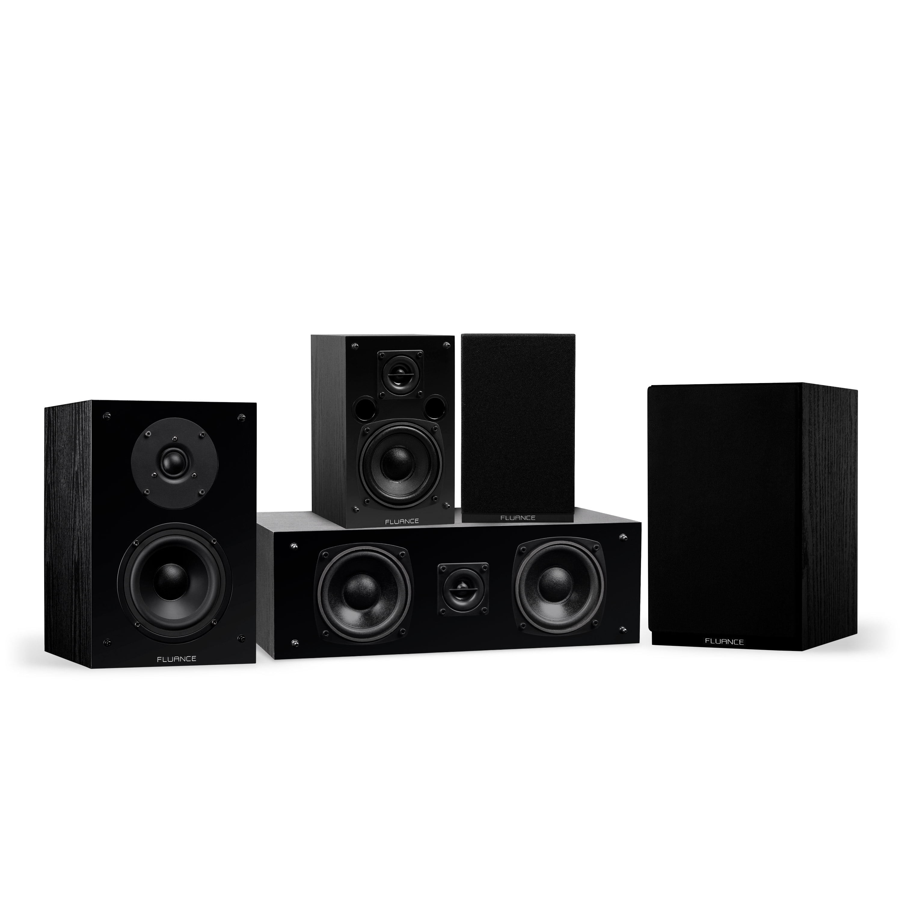 Fluance Elite High Definition Compact Surround Sound Home Theater 5.0 ...