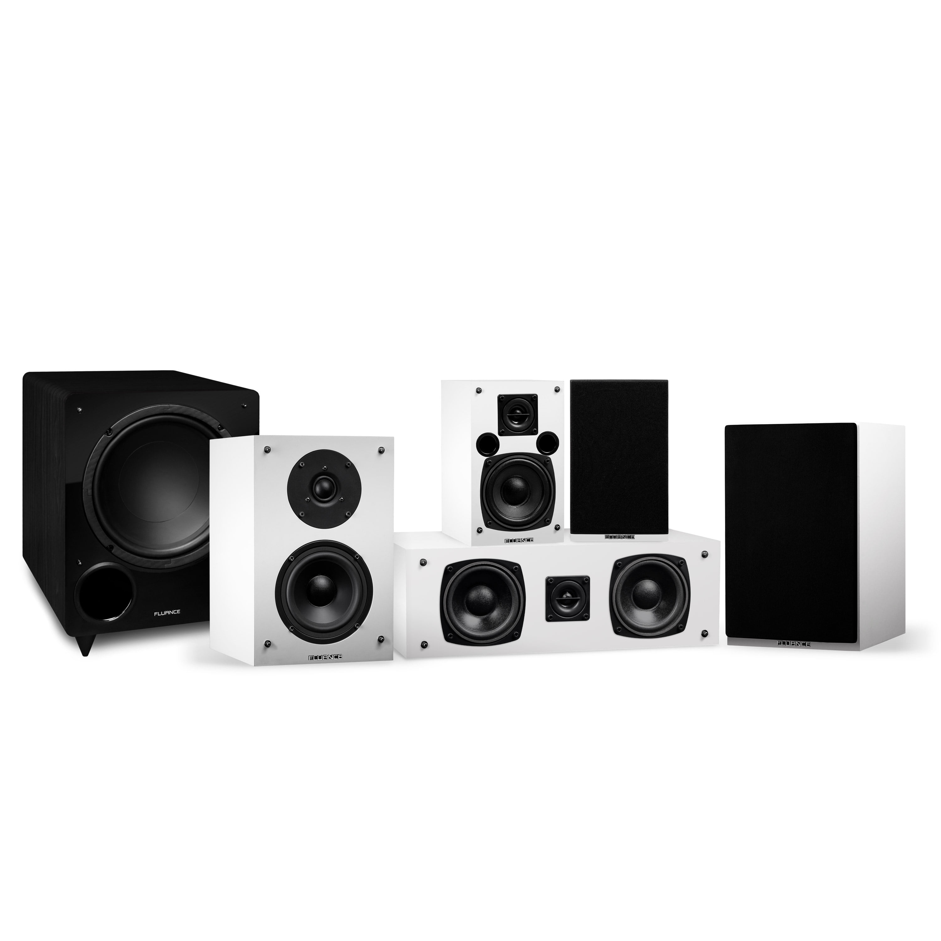 Fluance Elite High Definition Compact Surround Sound Home Theater 5.1 ...