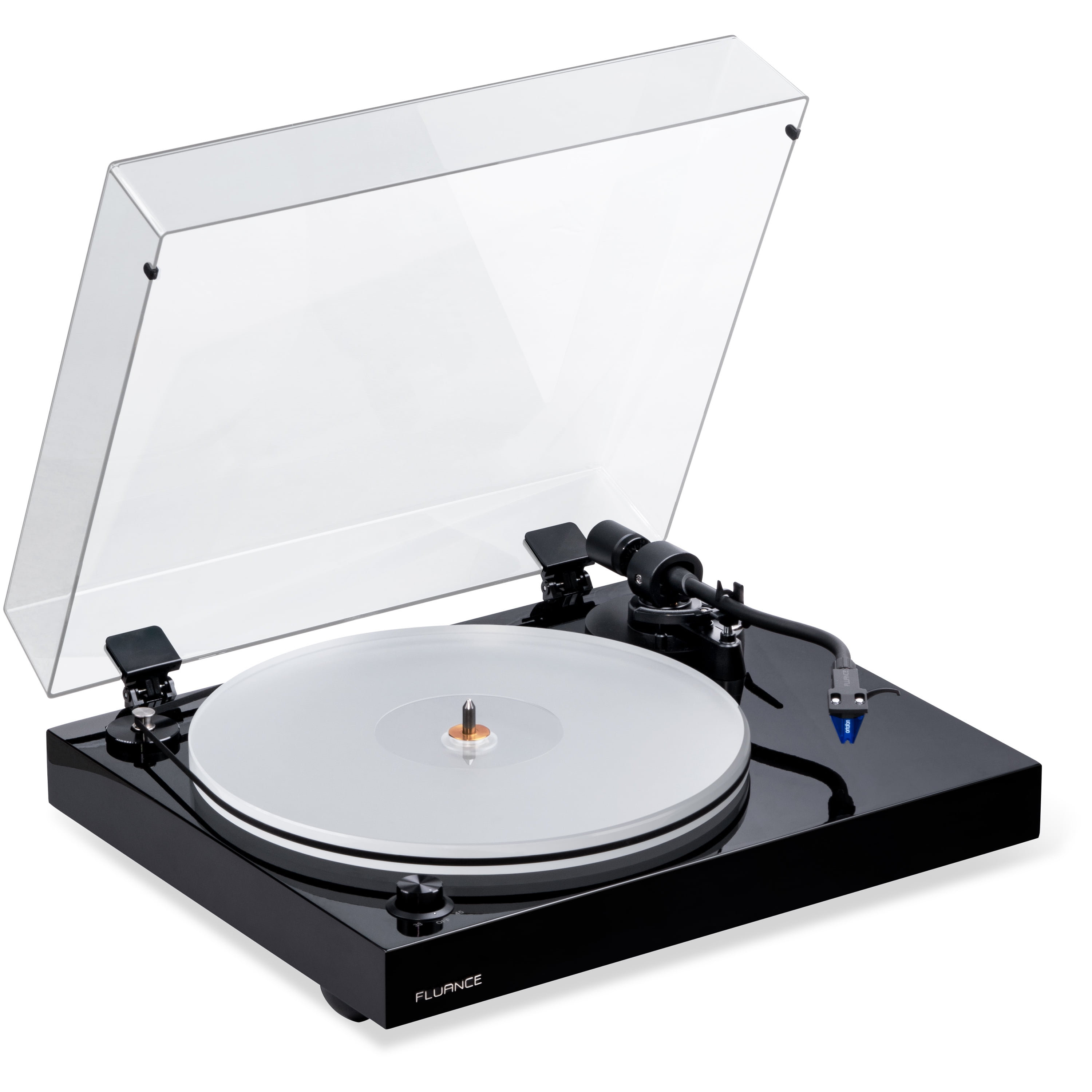 Fluance RT85 Vinyl Turntable with Ortofon 2M Blue Cartridge, Speed ...