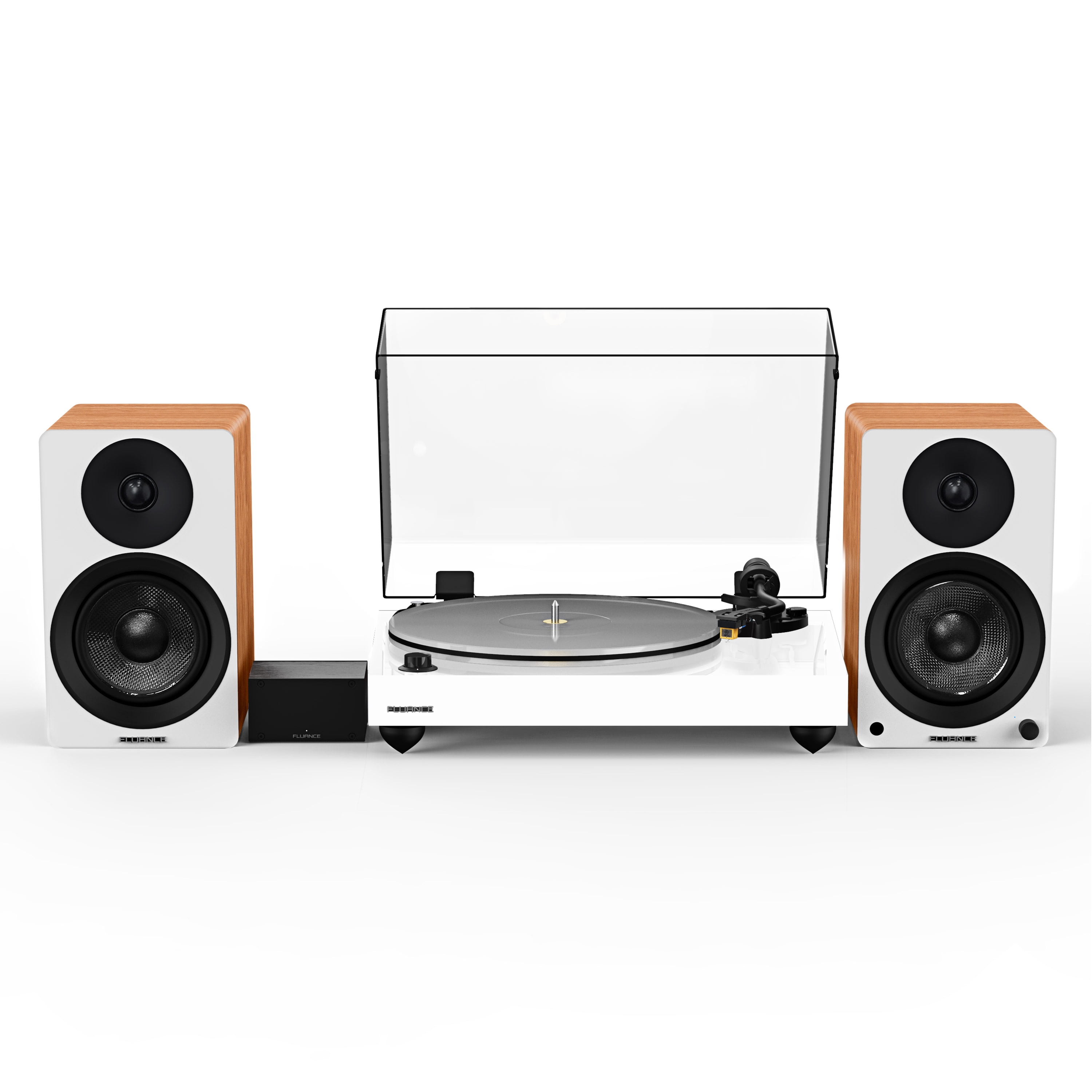 Fluance Reference RT85N High Fidelity Vinyl Turntable (White), PA10 ...