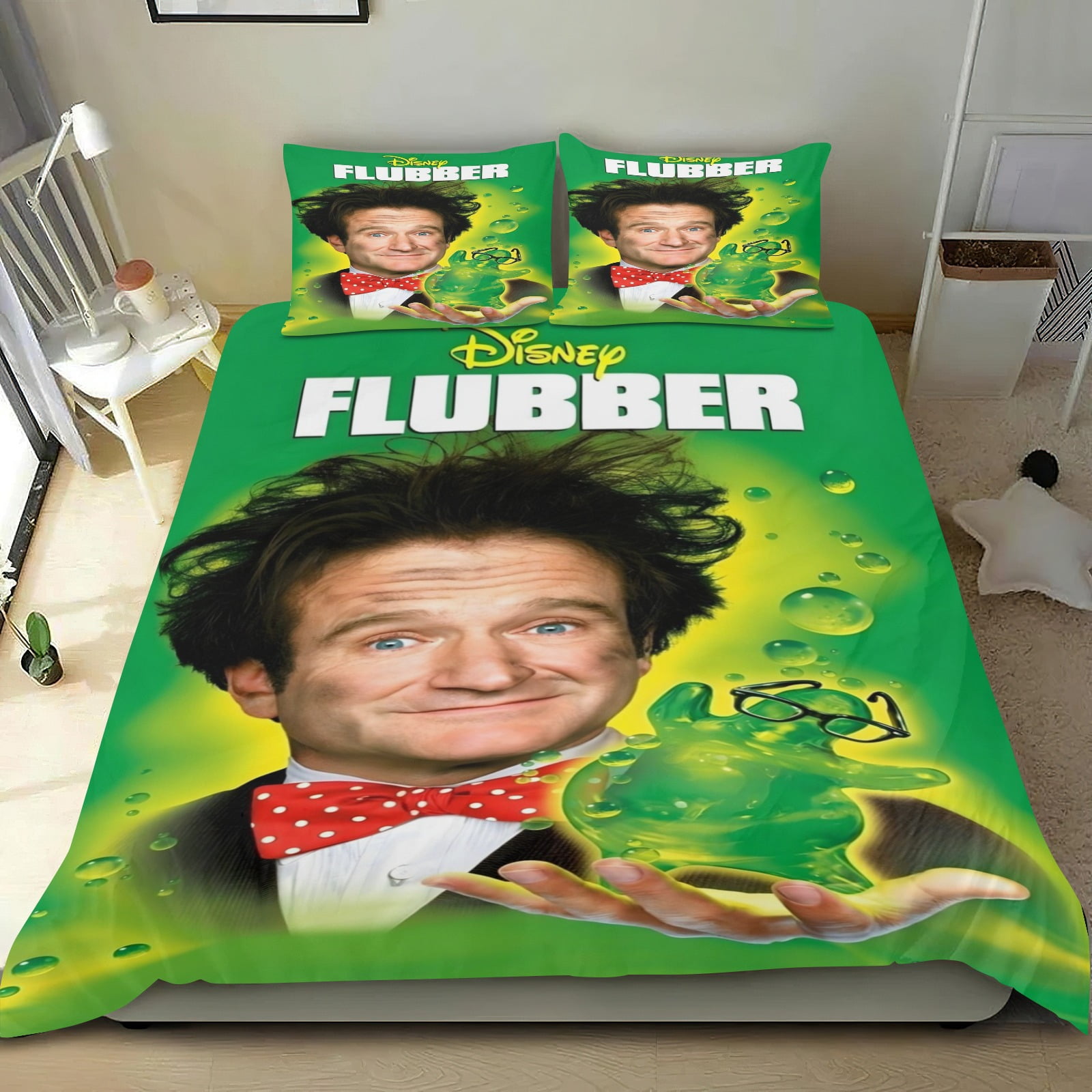 Flubber Bed Comforter Set 3 Pieces has an iconic print,One duvet cover ...