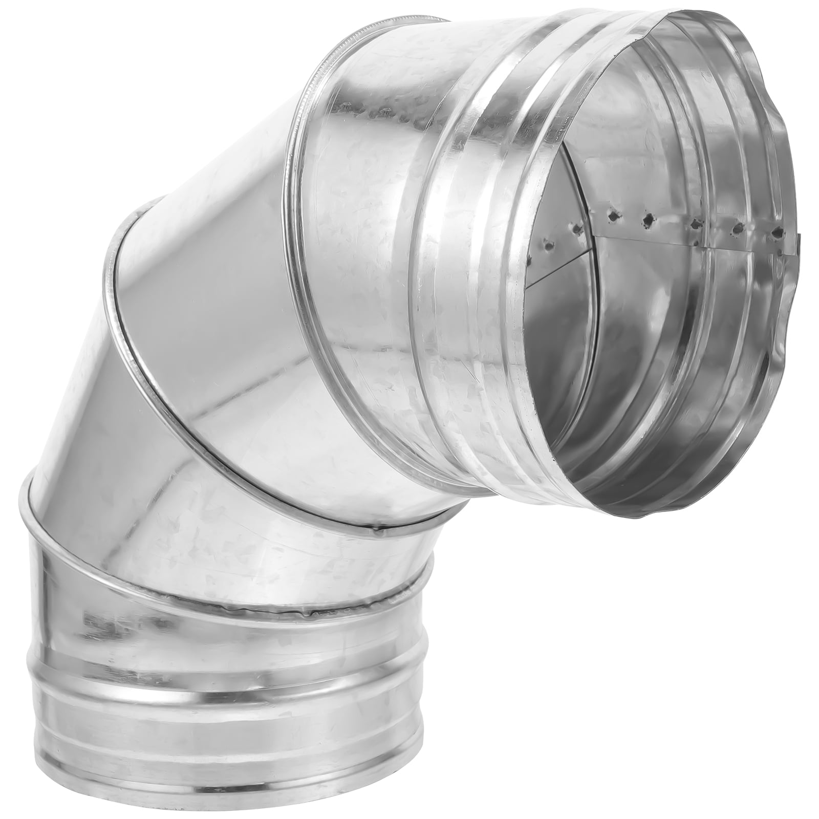 Flue Extension Metal Chimney Pipe 90 Degree Stove Pipe Elbow 90° Stove ...