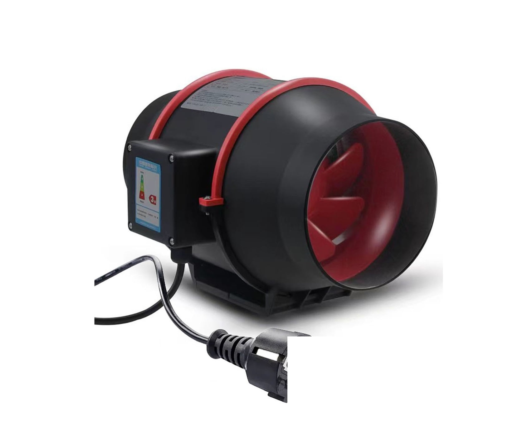 Flue Fan 100mm Speed Control Mixed Flow Inline Fan With Variable Speed ...