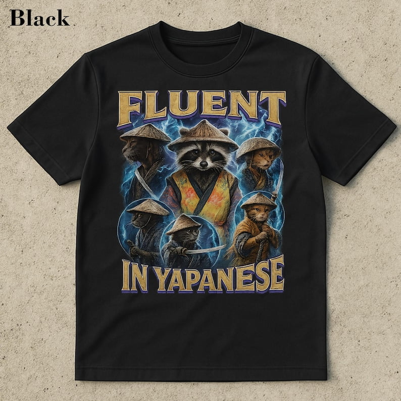 Fluent in Yapanese Shirt, Goofy Meme Shirt, Prank Joke Gift, Funny ...