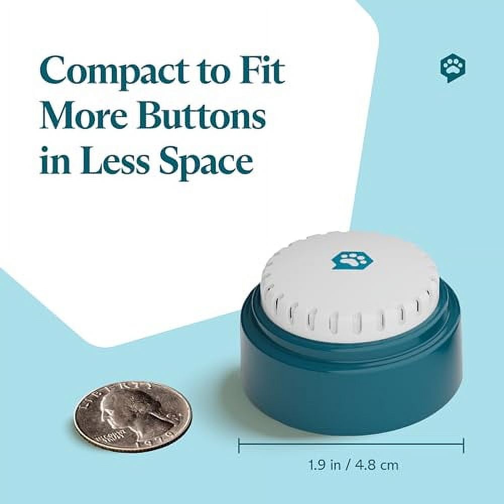 FluentPet Speak Up Button 6 Pack with Clearer Upward-Facing Sound- 6 ...
