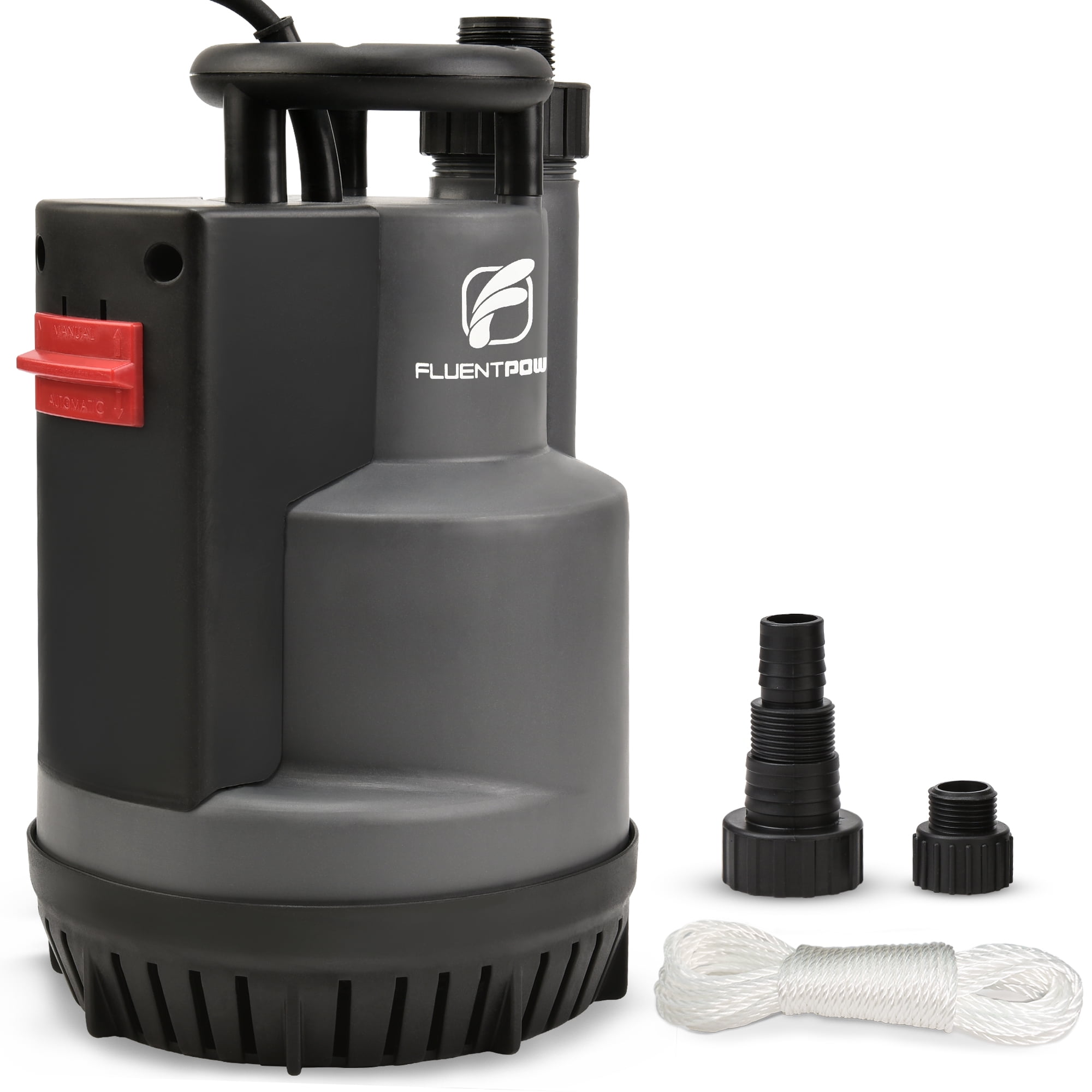 Fluentpower Portable 1/2HP Utility Pump, Automatic Basement Sump Pump ...