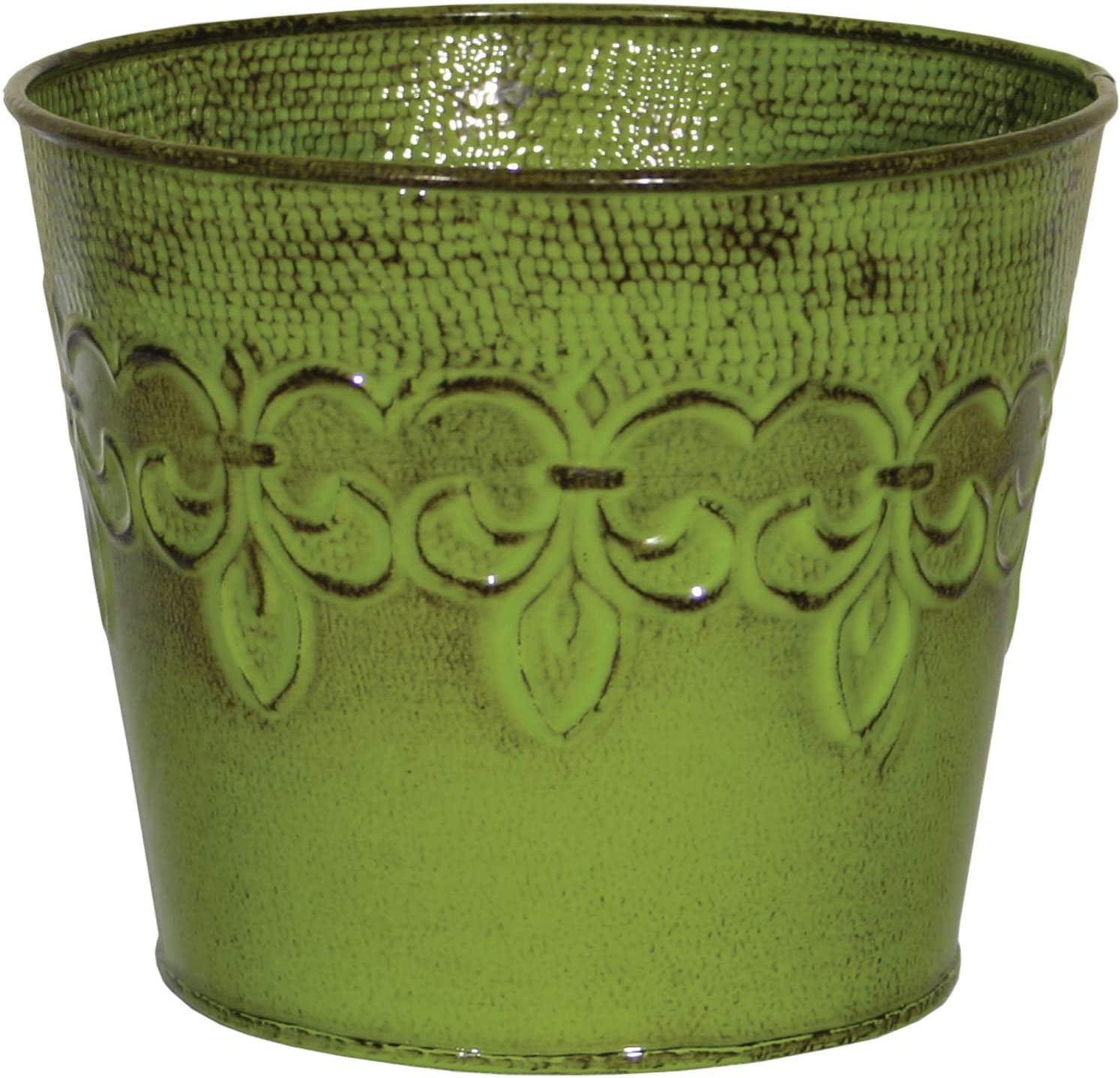 Fluer De Lis Series Metal Planter Flower Pot, - Walmart.com