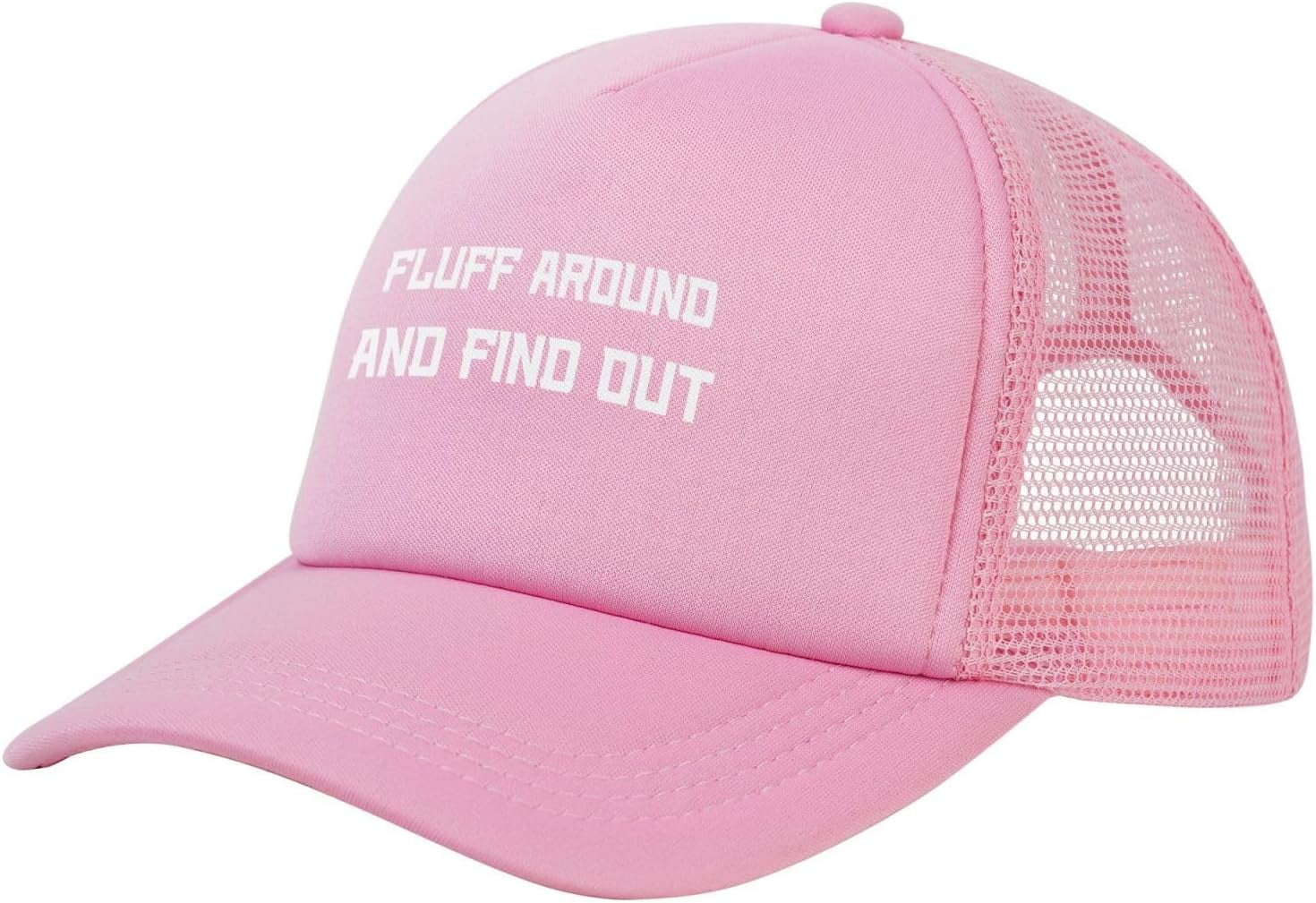 Fluff Around and Find Out Hat Mesh Trucker Hat Funny Baseball Cap Men ...