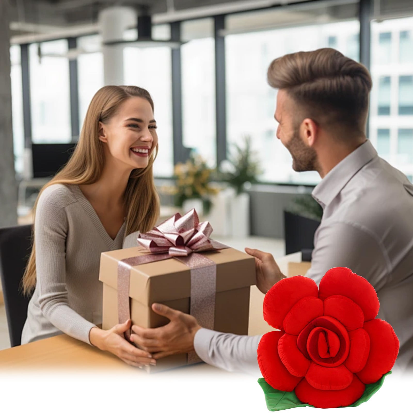 Fluff Toy Flowers, Soft and Colorful Fabric Toys, Perfect for Gifts and Decor, Easy to Clean ...