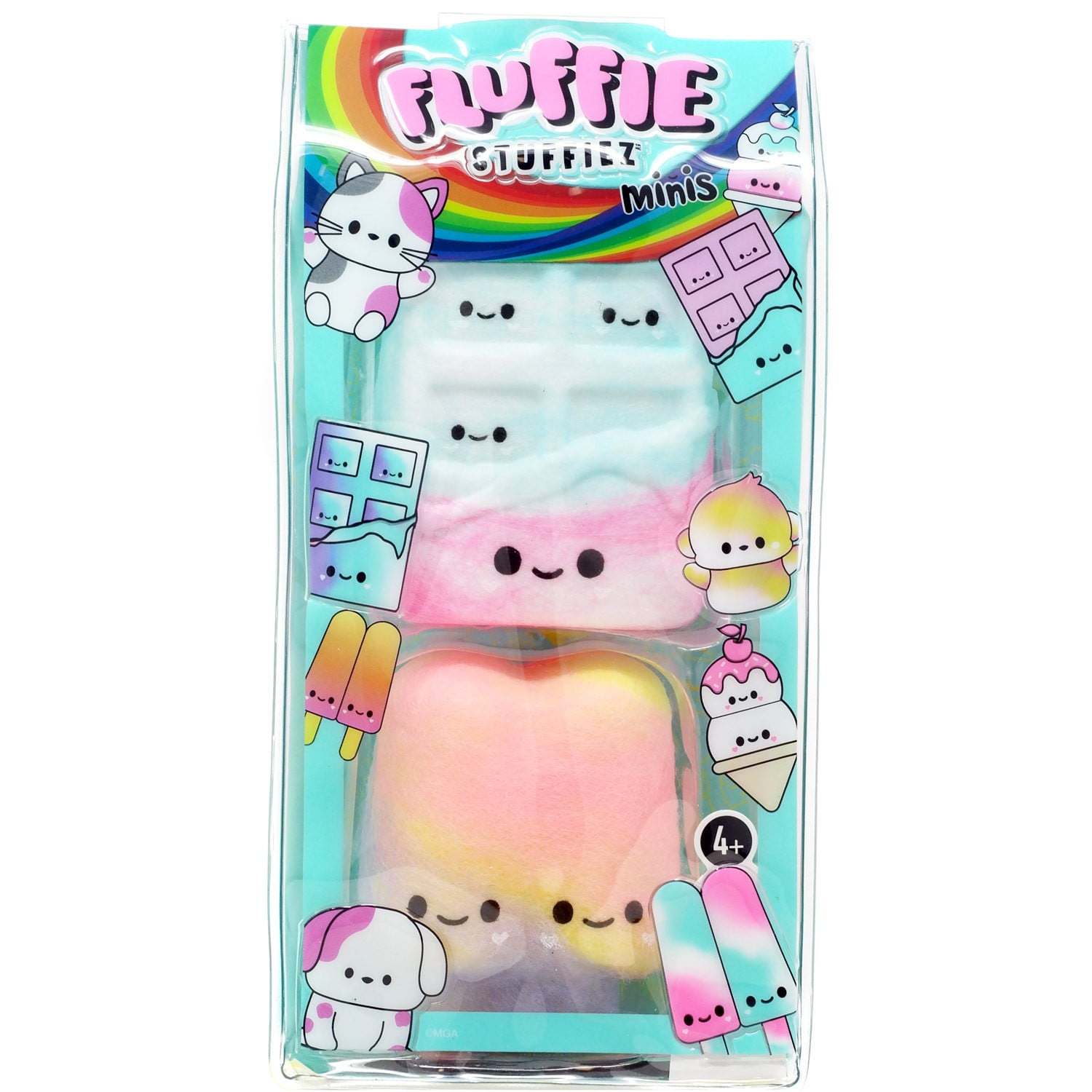 Fluffie Stuffiez Minis Chocolate Bar & Popsicle Figure 2-Pack - Walmart.com