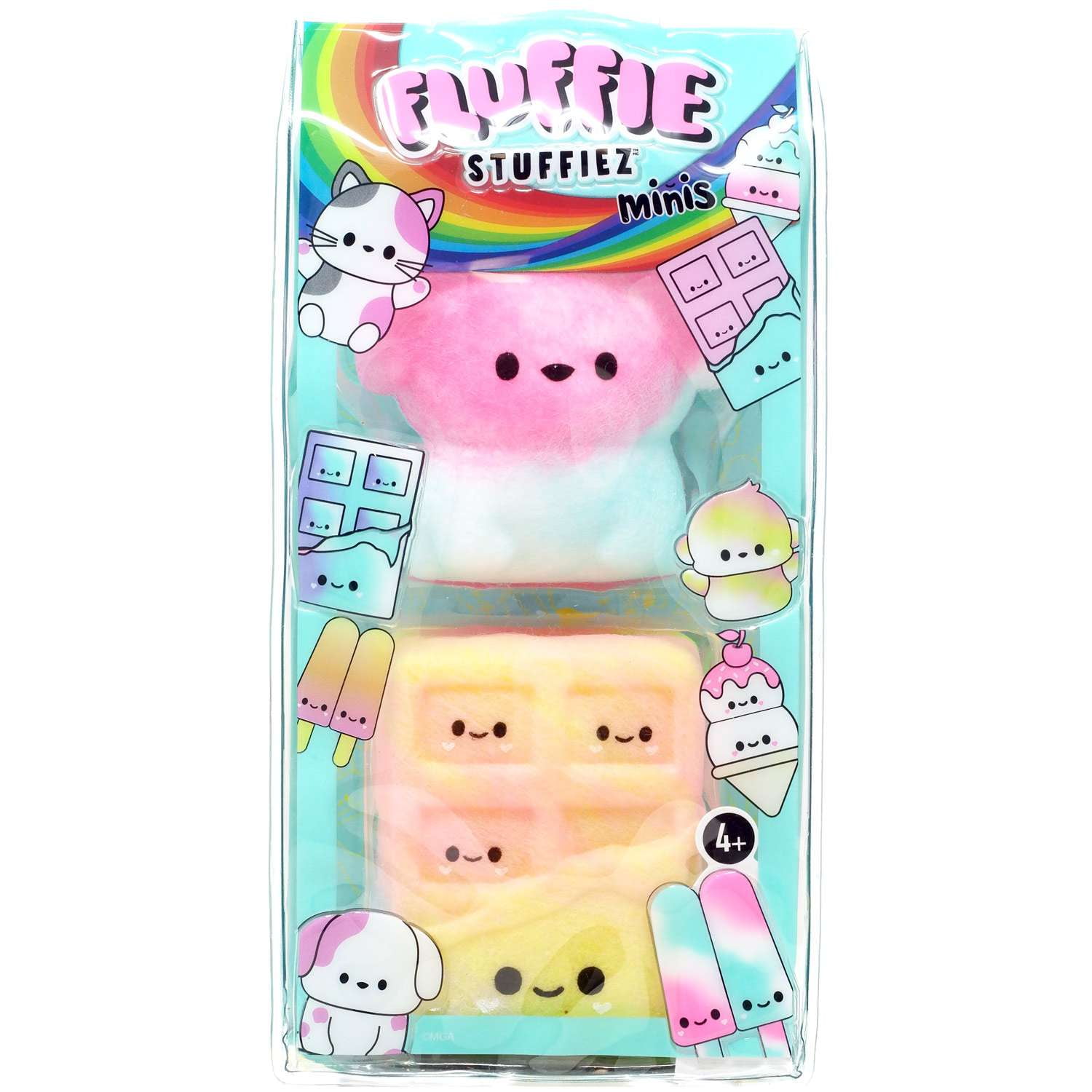 Fluffie Stuffiez Minis Dog & Chocolate Bar Figure 2-Pack (Soft ...