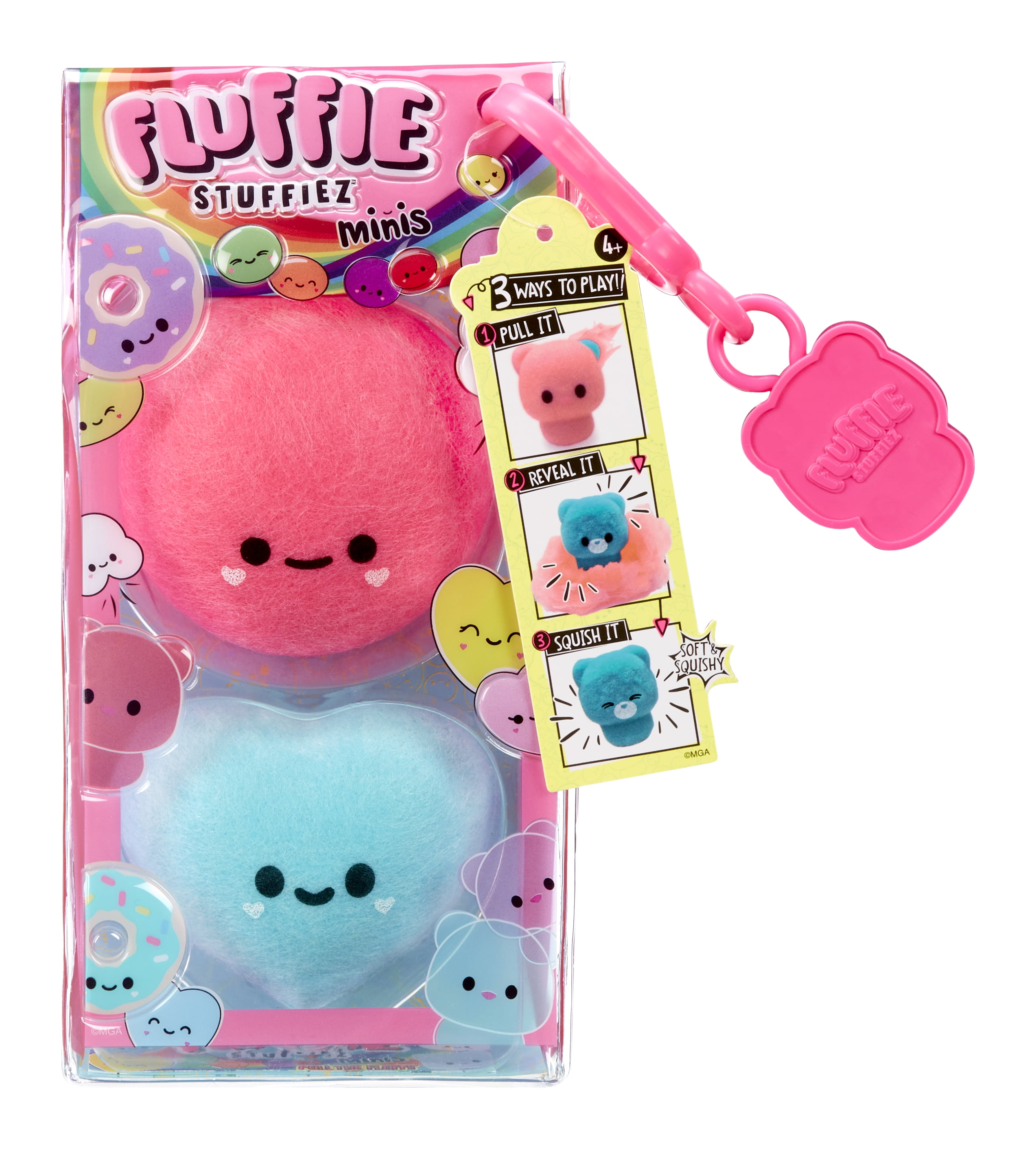 Fluffie Stuffiez Round Candy & Gummy Bear Minis Collectible, Surprise ...