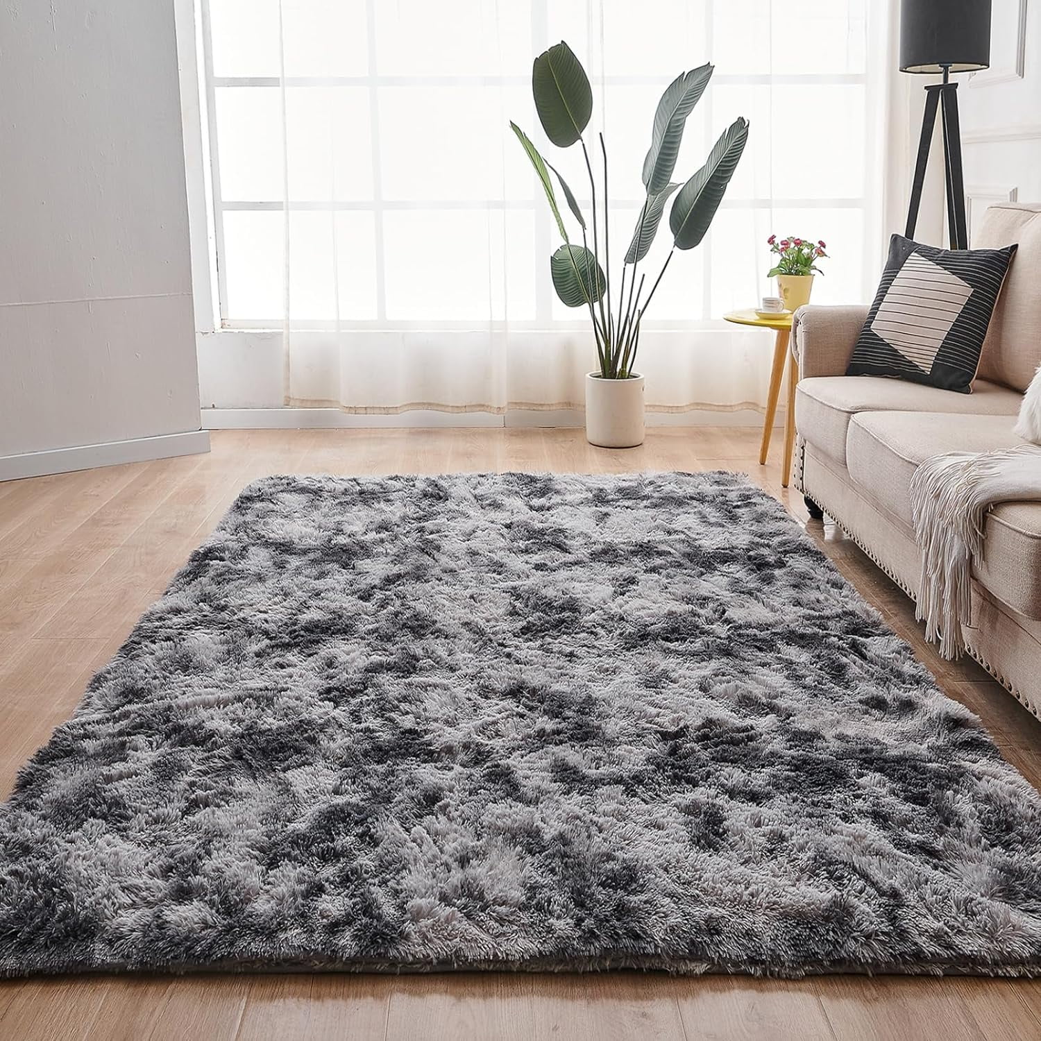 Fluffy Area Rugs for Bedroom Living Room, 5x8 Feet Indoor Carpets for ...