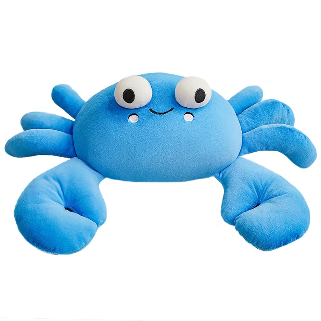 Fluffy Blue Crab Plush Body Pillow Cuddle Ocean Crab Stuffed Animals ...