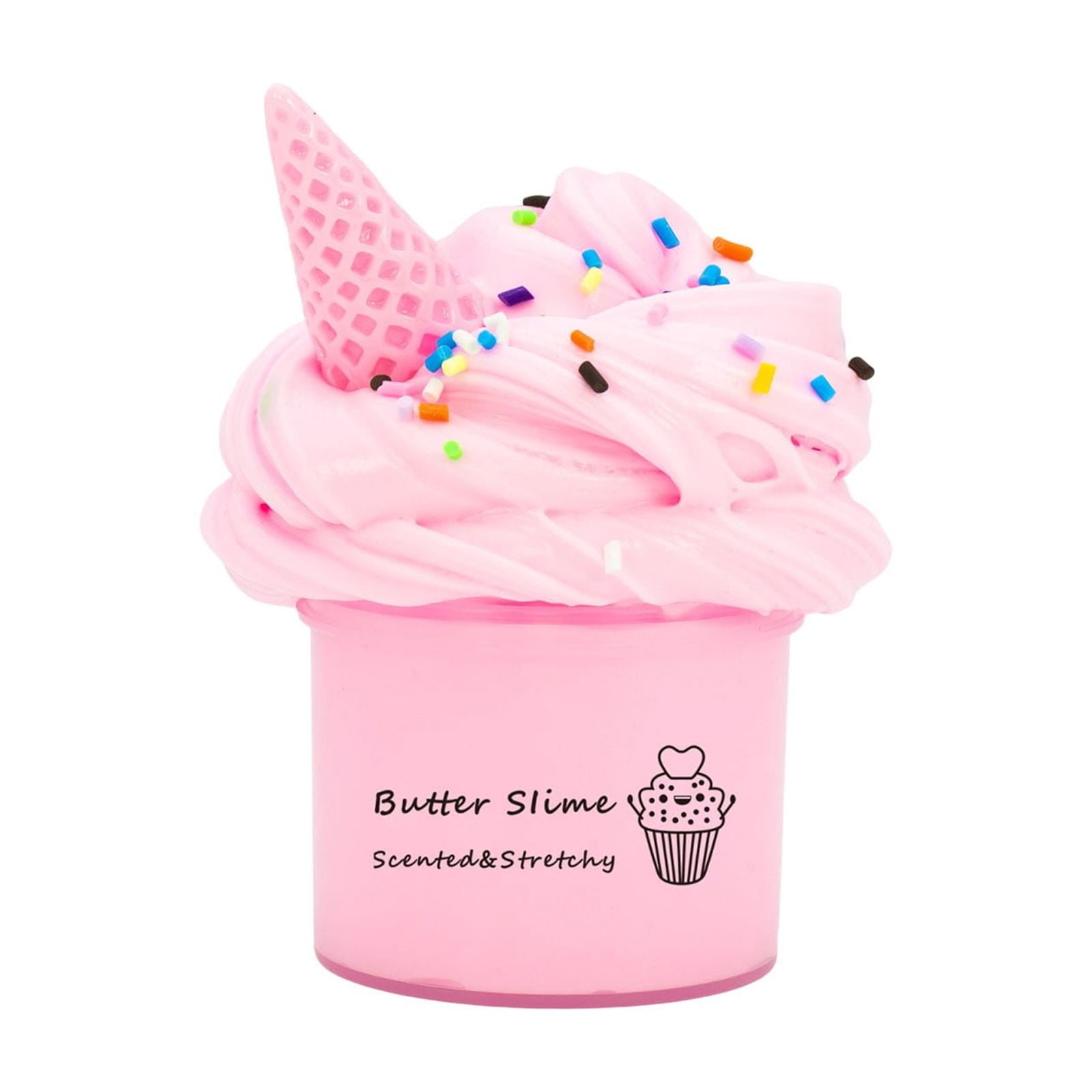 Fluffy Butter Slime Kit with Accessories for Sensory Play, DIY Crafting ...