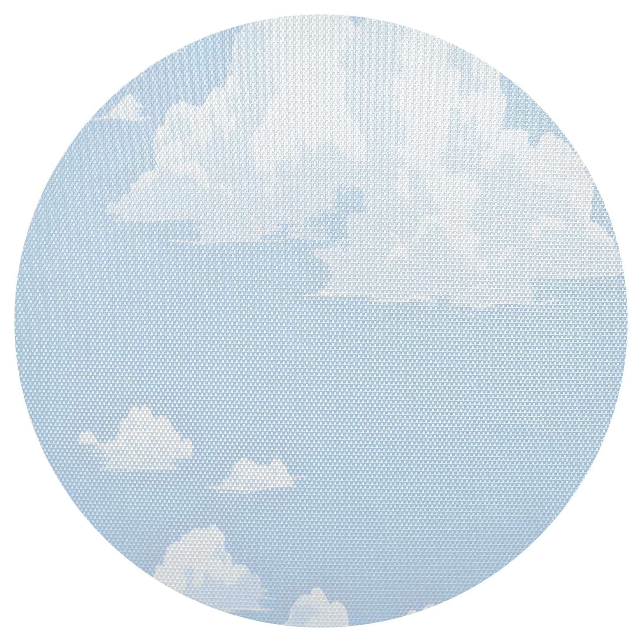 Fluffy Clouds 15.4in Diameter PVC Plate Mat, Heat-Resistant and ...