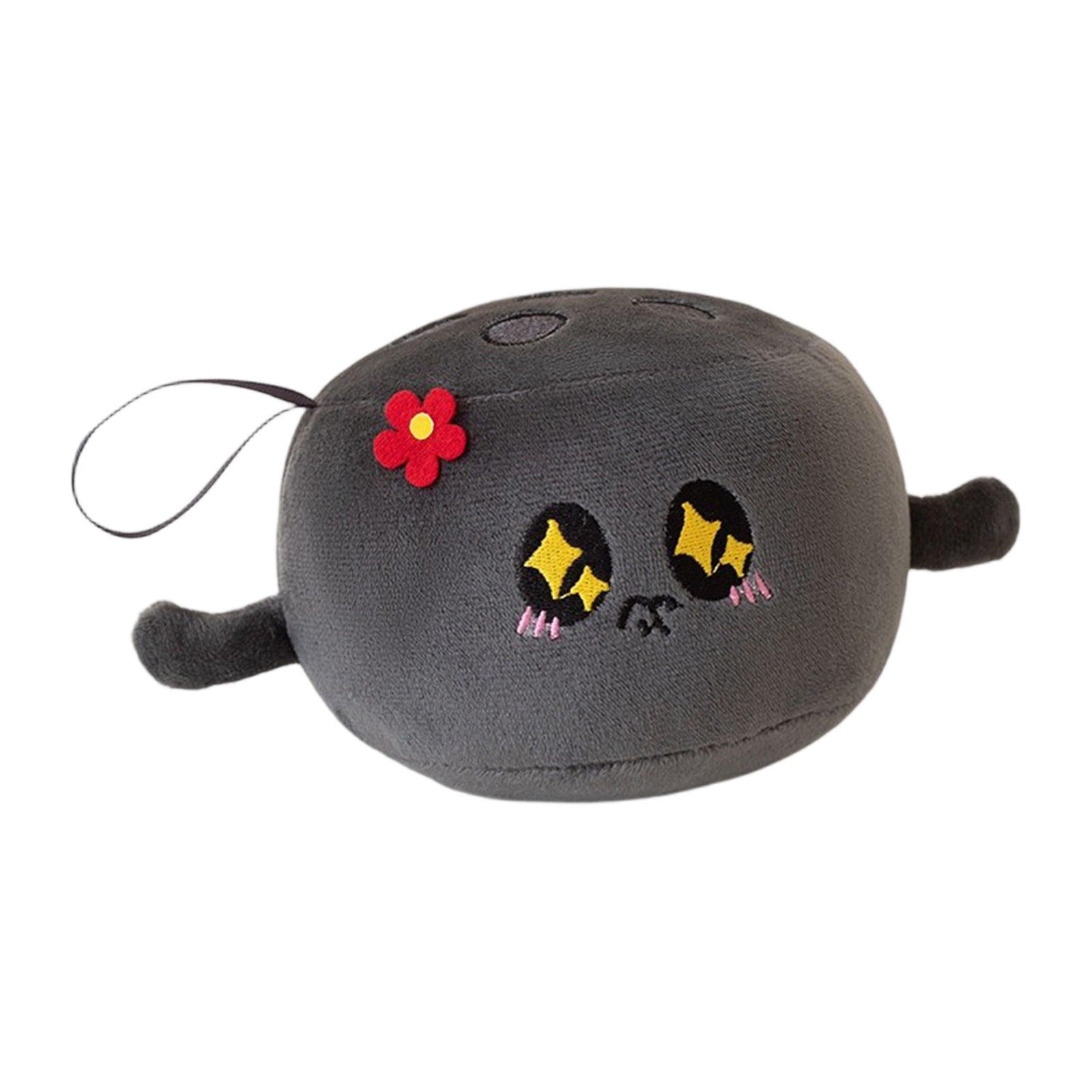 Fluffy Coal Ball Plush Toy, Ultra Delicate Fur Feels Soft Like Clouds ...