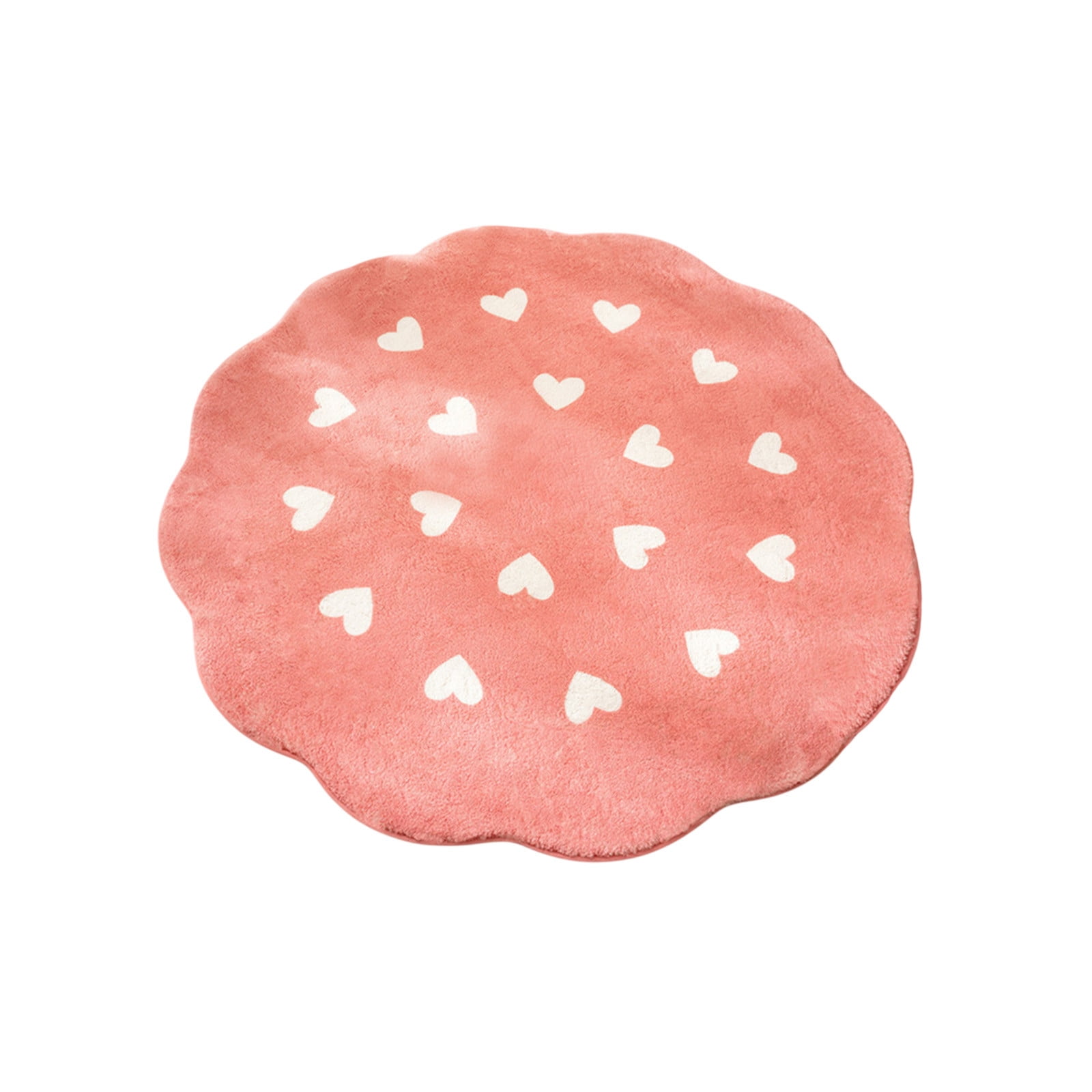 Fluffy Cute Colorful Round Area Rugs for Girls Bedroom, 31.5 Inch ...
