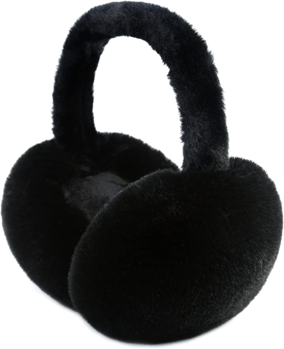 Fluffy Ear Muff for Women Plush Foldable Earmuffs Kids Winter Earmuffs ...