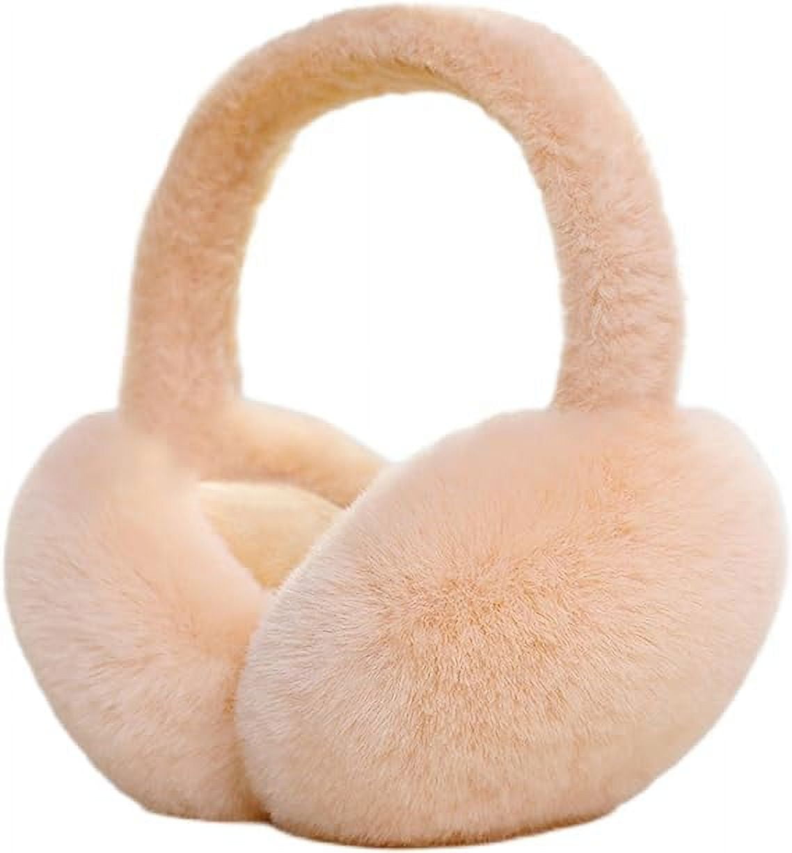 Fluffy Ear Muff for Women Plush Foldable Earmuffs Kids Winter Earmuffs ...