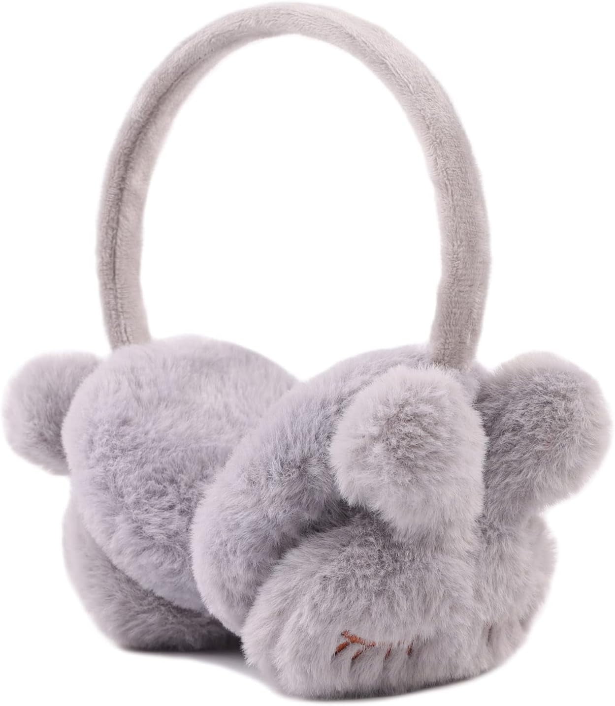Fluffy Ear Muff for Women Plush Foldable Earmuffs Kids Winter Earmuffs ...