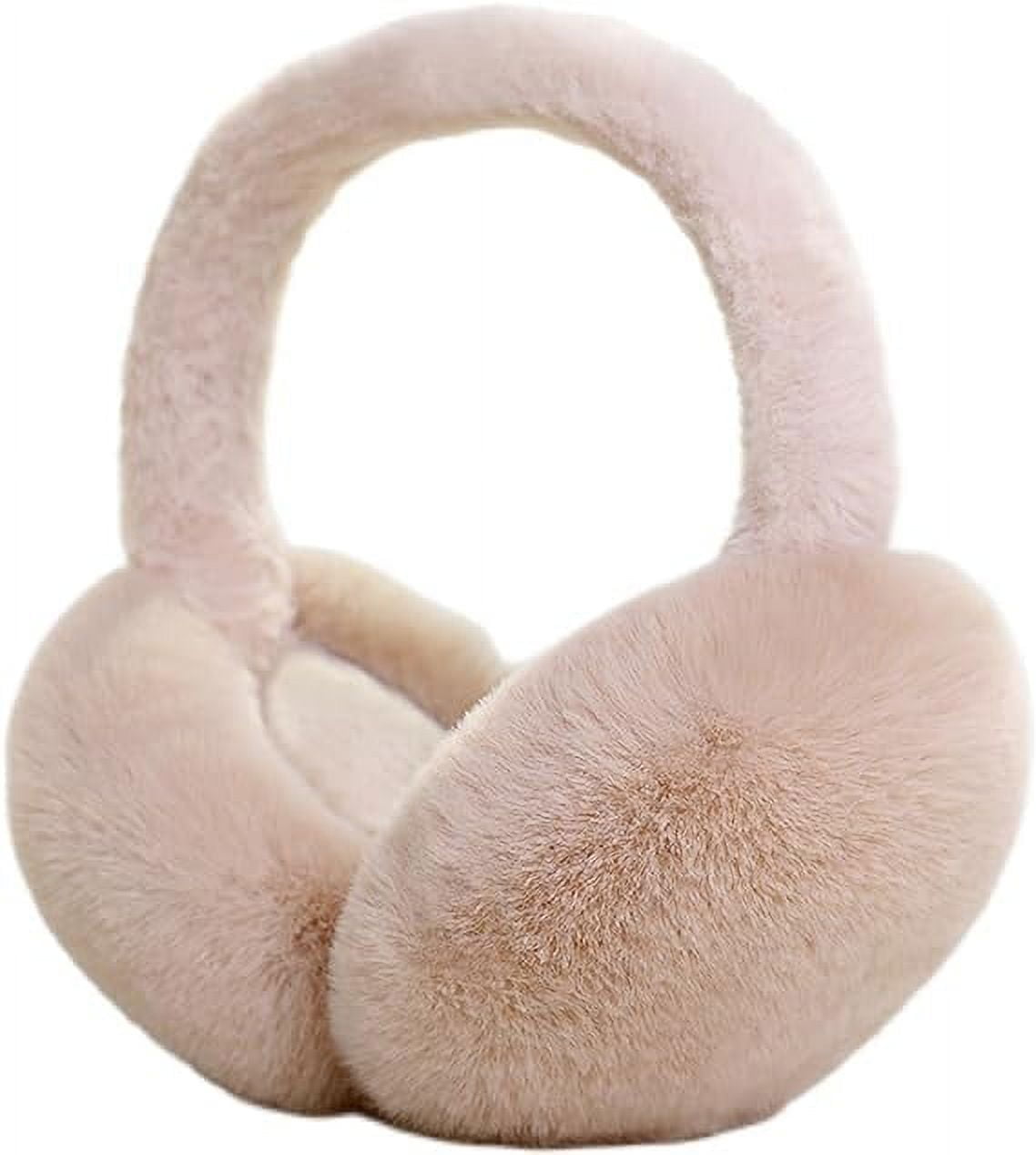 Fluffy Ear Muff for Women Plush Foldable Earmuffs Kids Winter Earmuffs ...