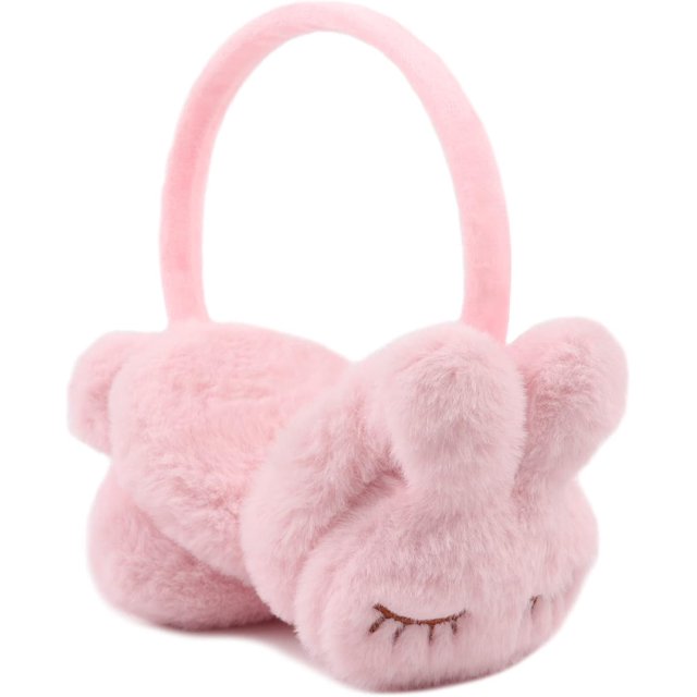 Fluffy Ear Muff for Women Plush Foldable Earmuffs Kids Winter Earmuffs ...