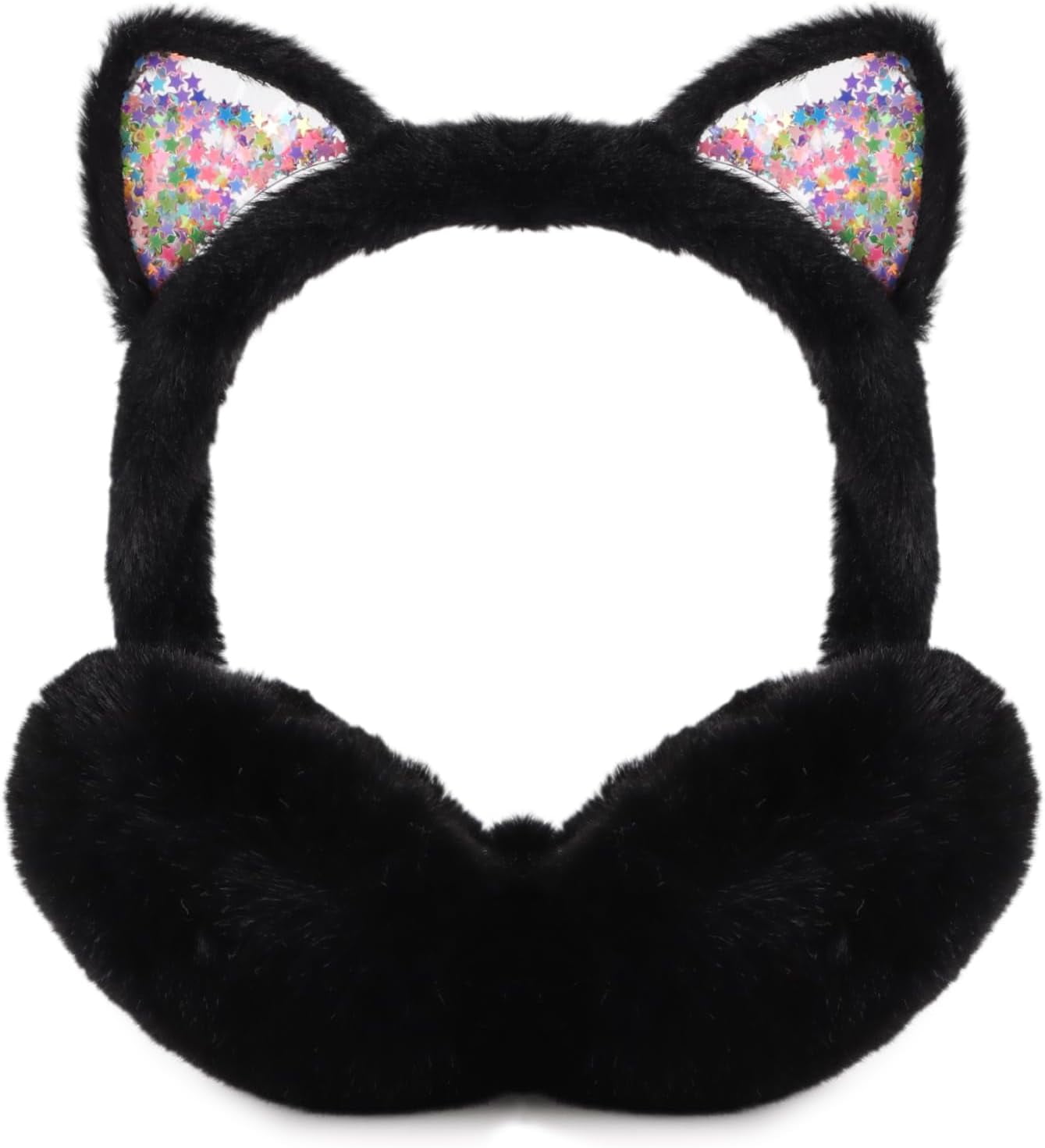 Fluffy Ear Muff for Women Plush Foldable Earmuffs Kids Winter Earmuffs ...