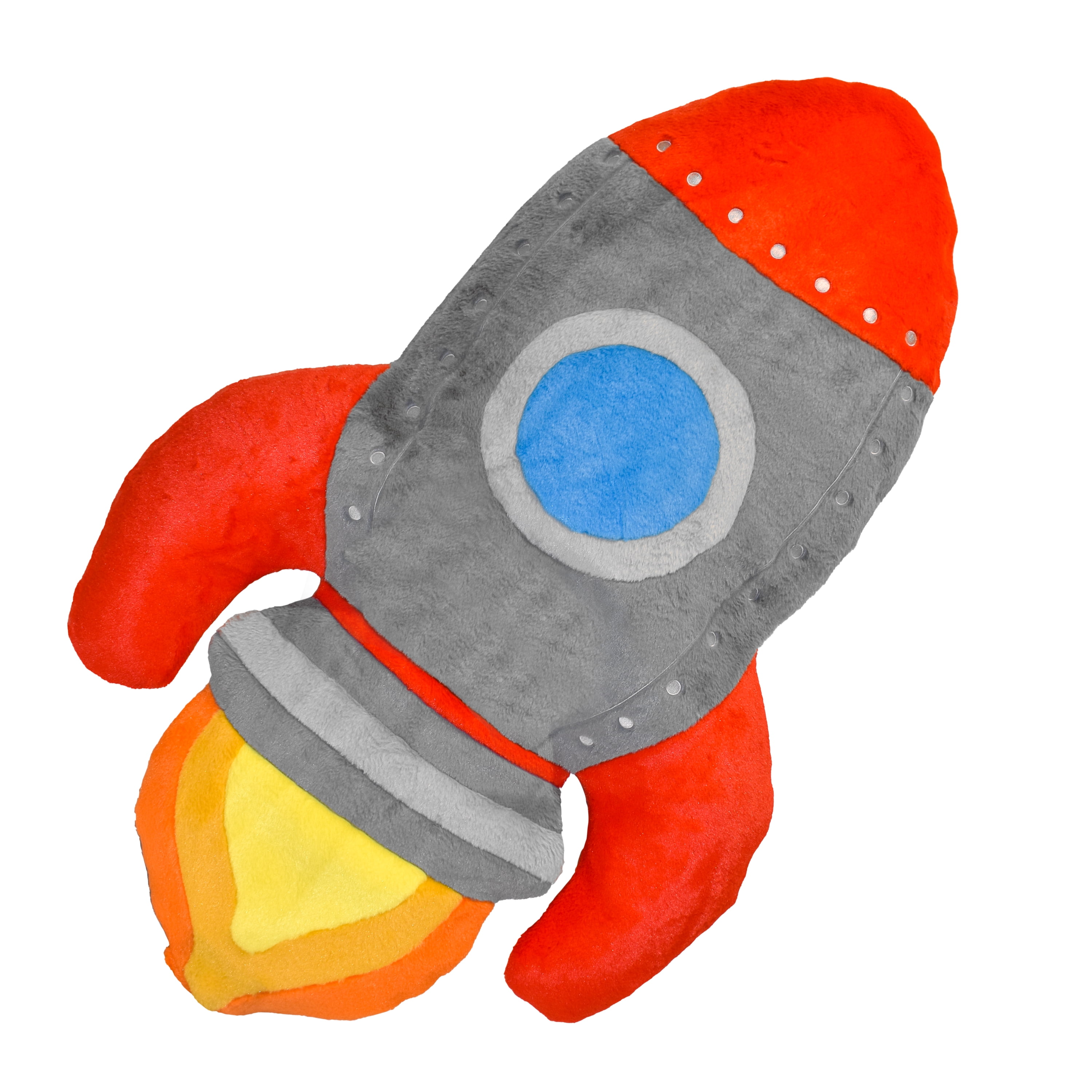 Fluffy Floor Cushion Blast Off Rocket Ship Inflatable Floor Pillow ...