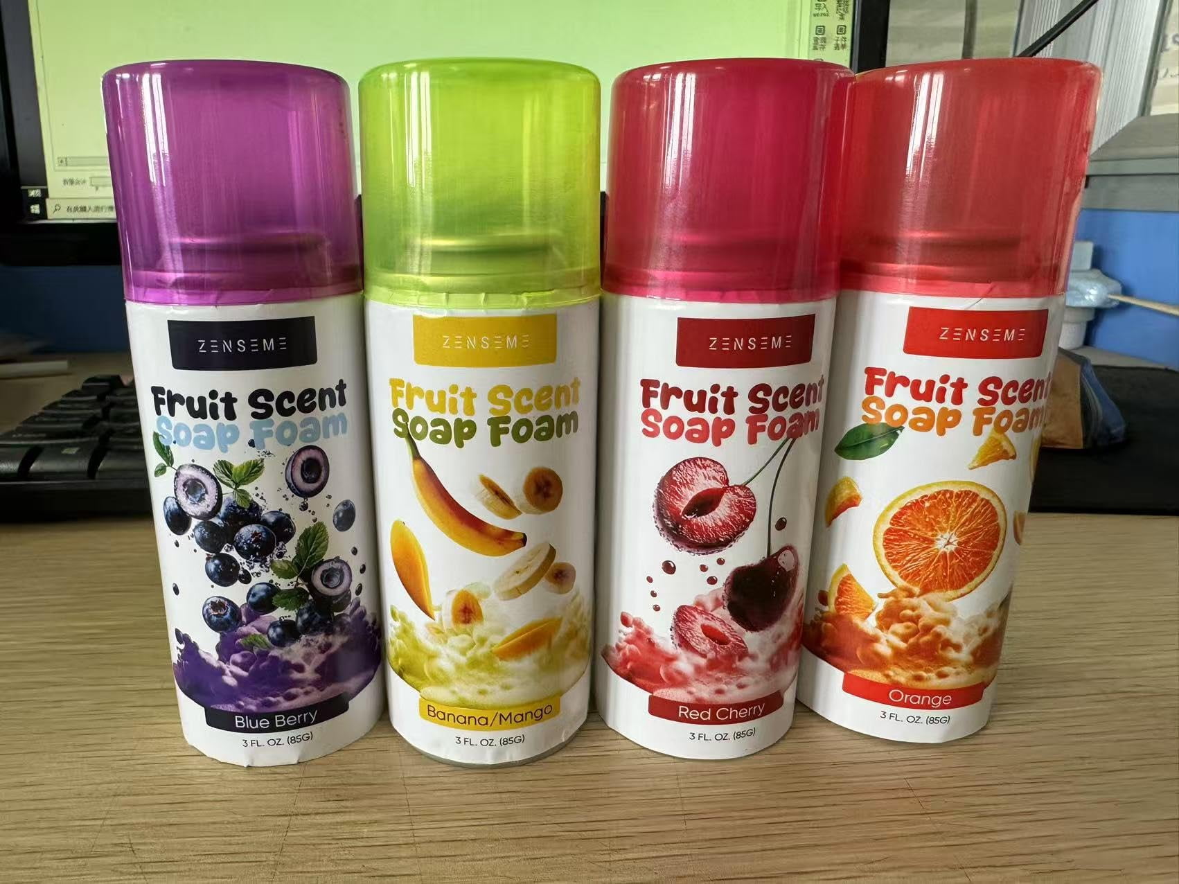 Fluffy Foam Soap - Aerosol 4-Pack - Soft Bath Foam for Kids to Shape ...