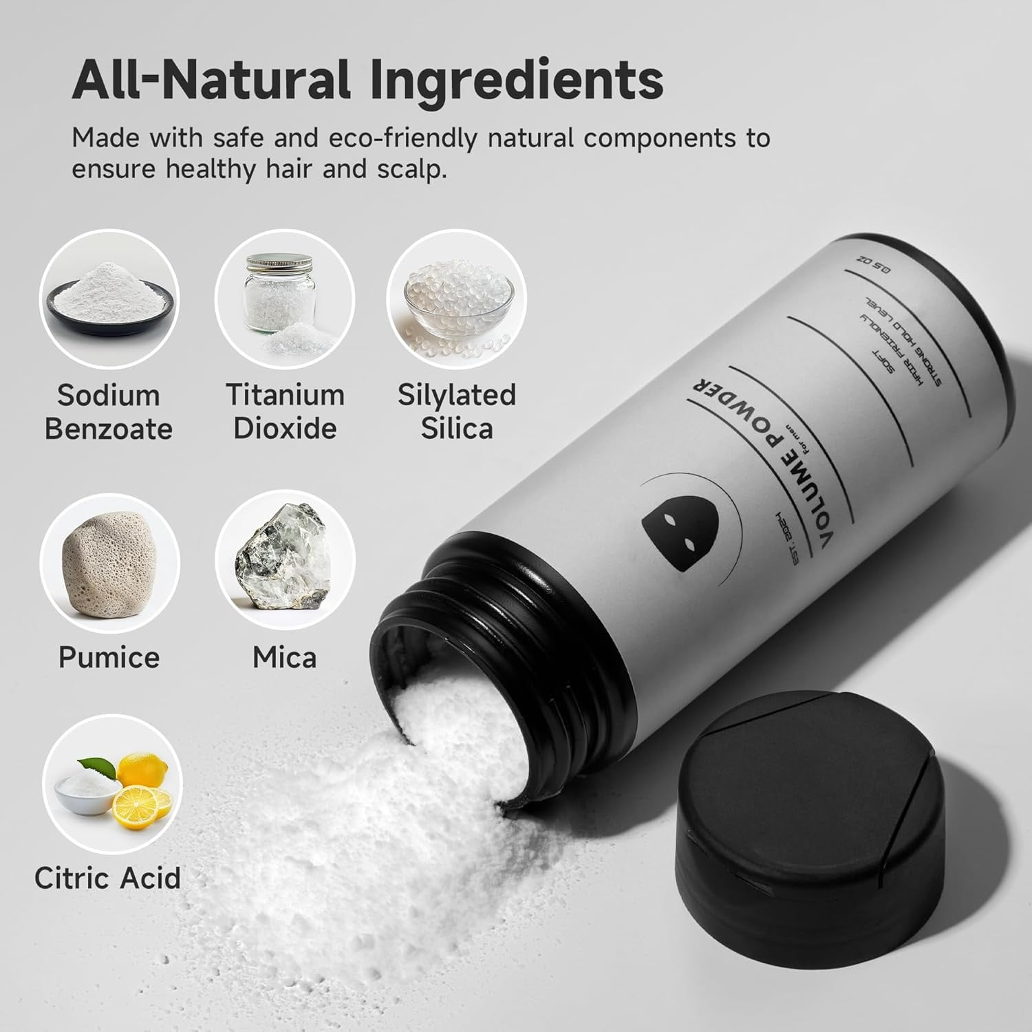 Fluffy Hair Powder, Instantly Adds Texture & Volume, All-Natural ...