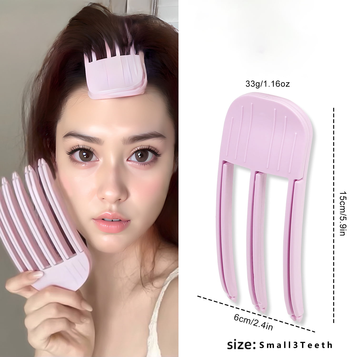 Fluffy Hairpin Curling Bangs Clips Hair Roots Volumizing Hair Clips ...