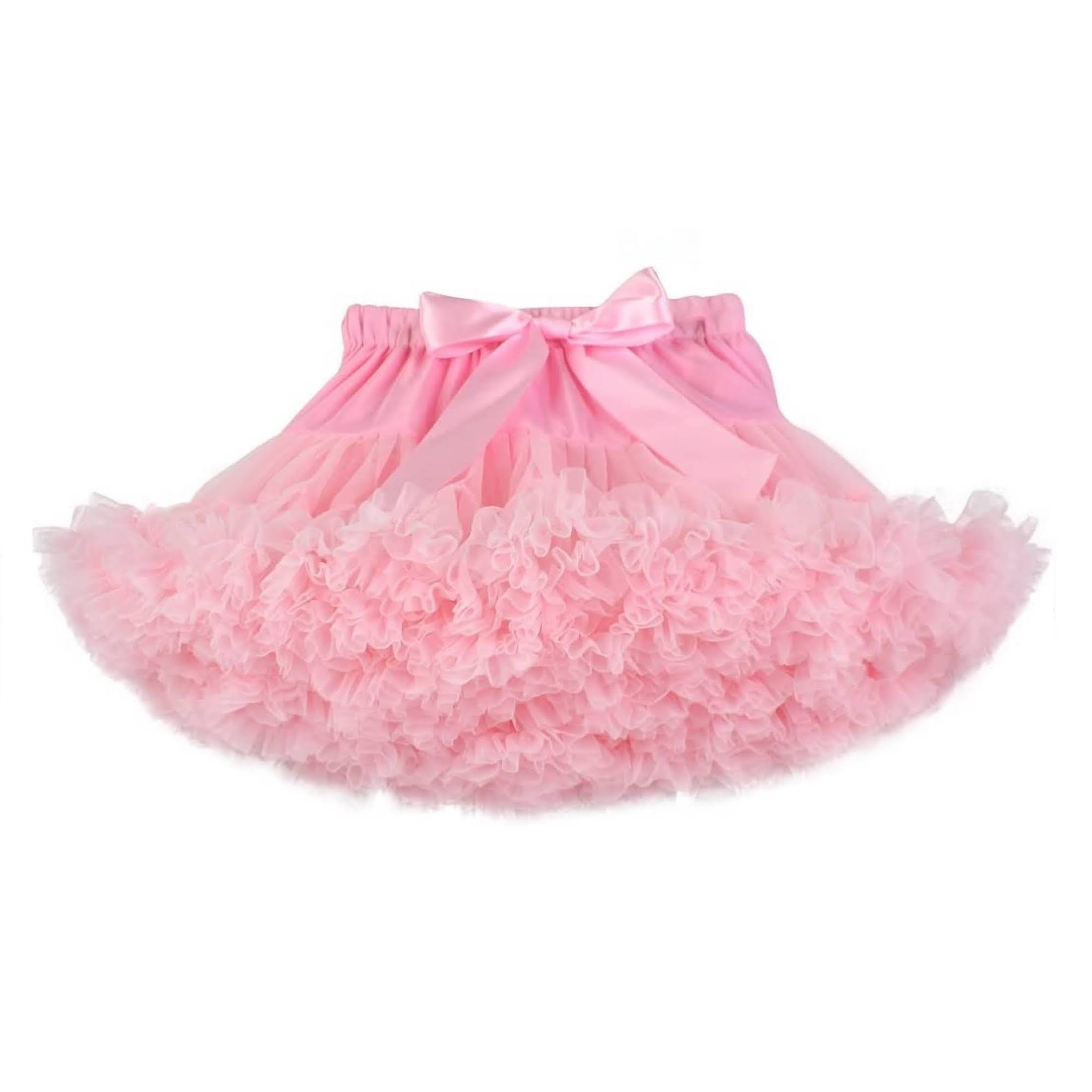 Fluffy Layered Tutu For Girls | Pink Chiffon Tutu Skirt | Bubble Gum ...