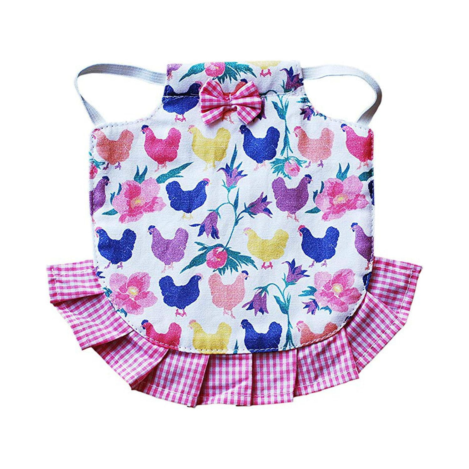 Fluffy Layers HSCHICKENS Hen Couture Hen Jacket Saddle, Pink Floral ...