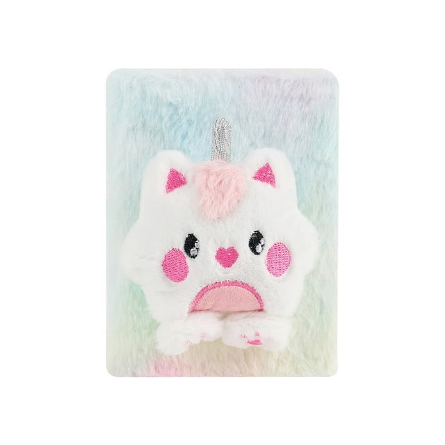 Fluffy Notebook Adorable Plush Notepad Cartoon Plush Cover Note Book ... Fluffy Notebook Adorable Plush Notepad Cartoon Plush Cover Note Book ...